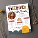 Meet the Teacher Teacher Template Back to School Flyer Teacher ...