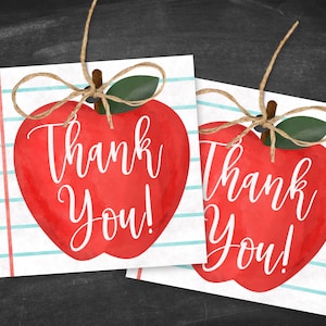 Teacher Appreciation Tag, Apple Teacher Appreciation Week Tag ...