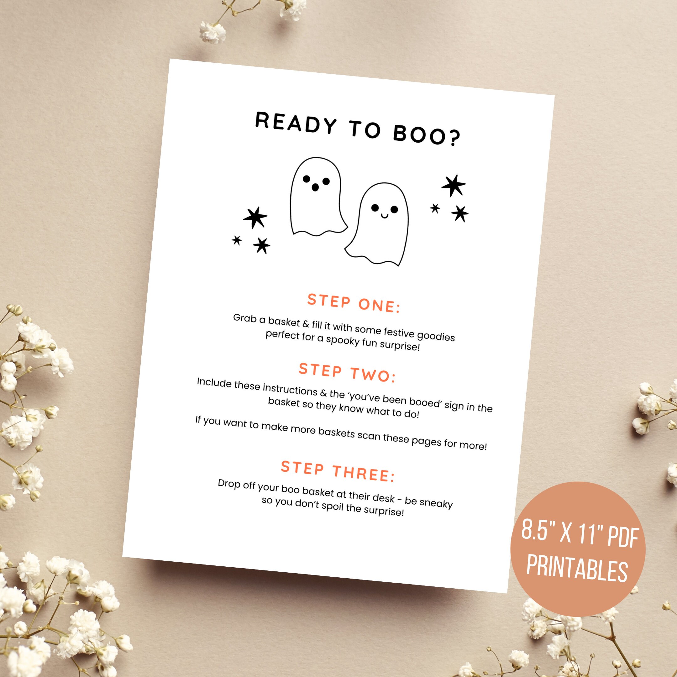 I've Been Booed Coworker Game | I've Been Booed at Work Printable | You ...