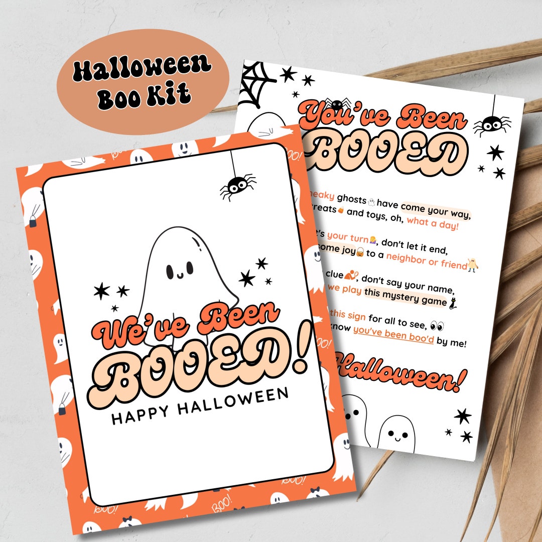 You've Been Booed | We've Been Booed | Halloween Printable | Halloween ...