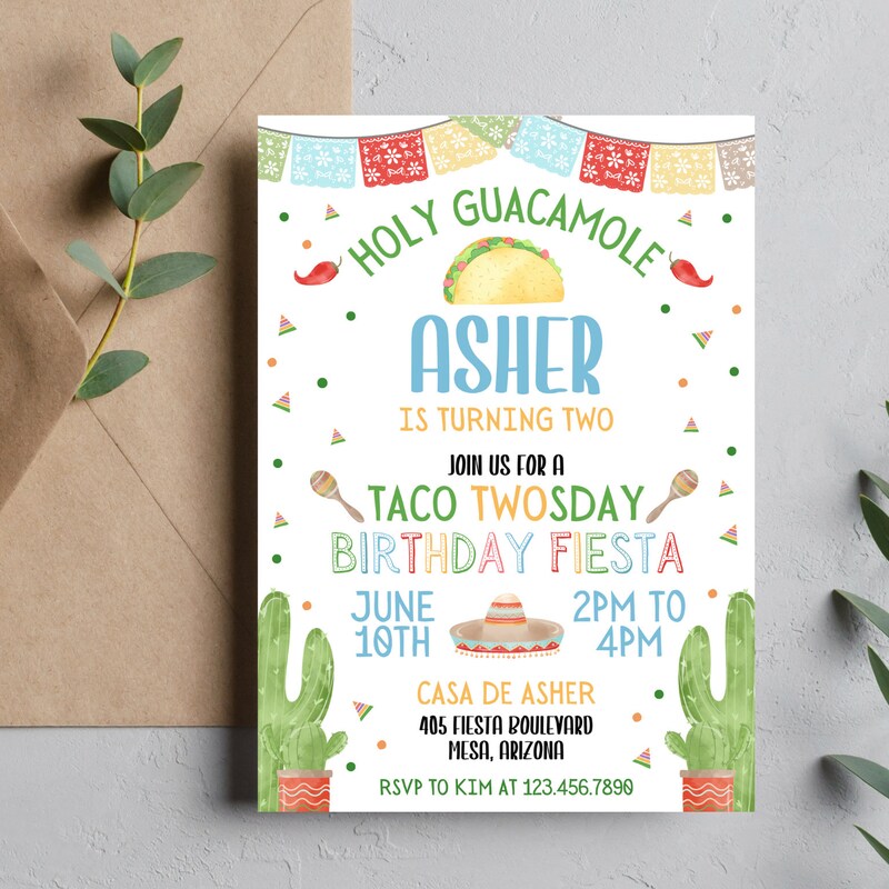 Taco First Birthday - Etsy