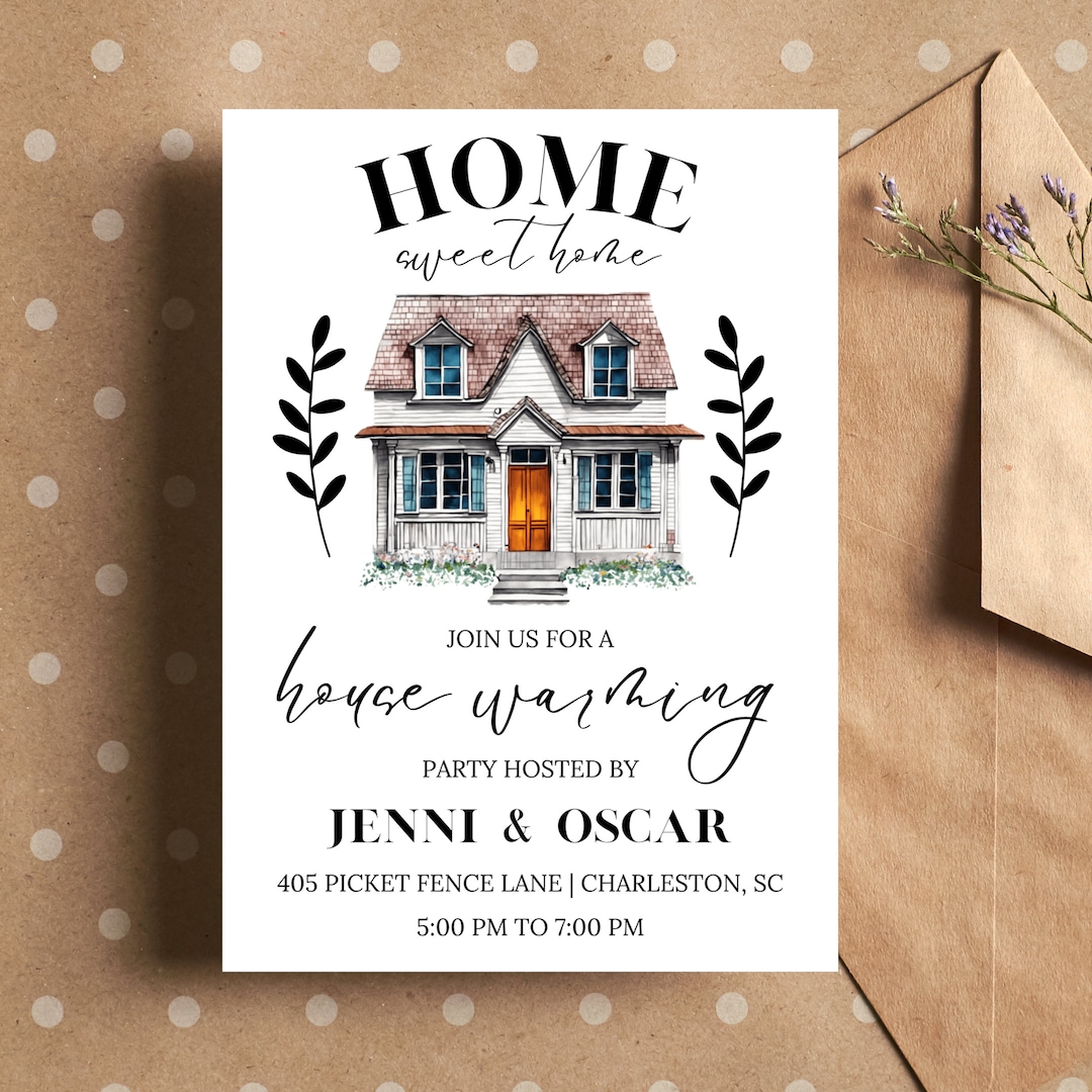 Editable House Warming Invitation | House Warming Party | Housewarming ...