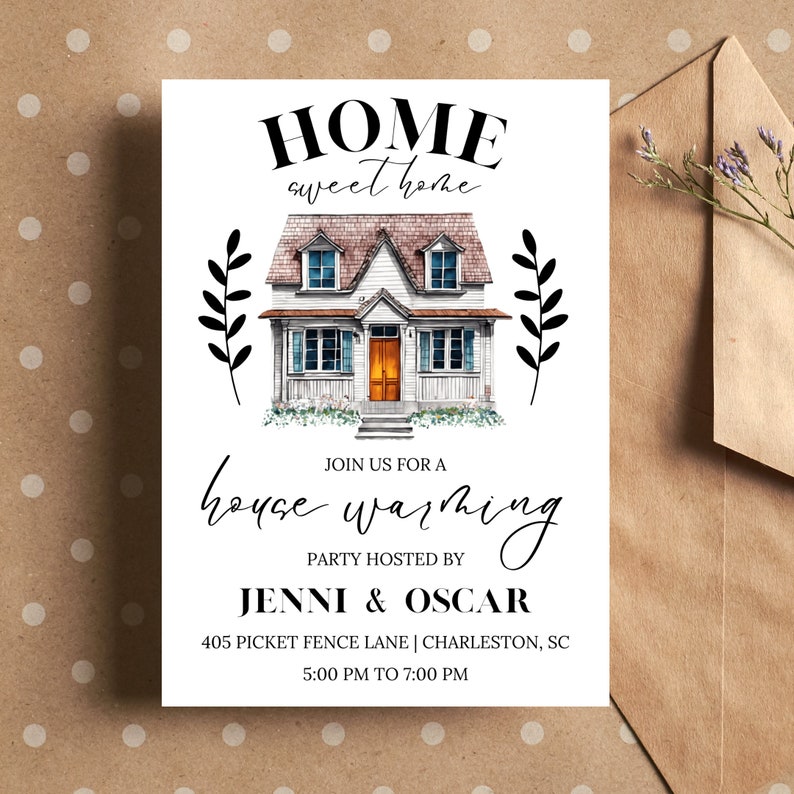 Editable House Warming Invitation | House Warming Party | Housewarming ...