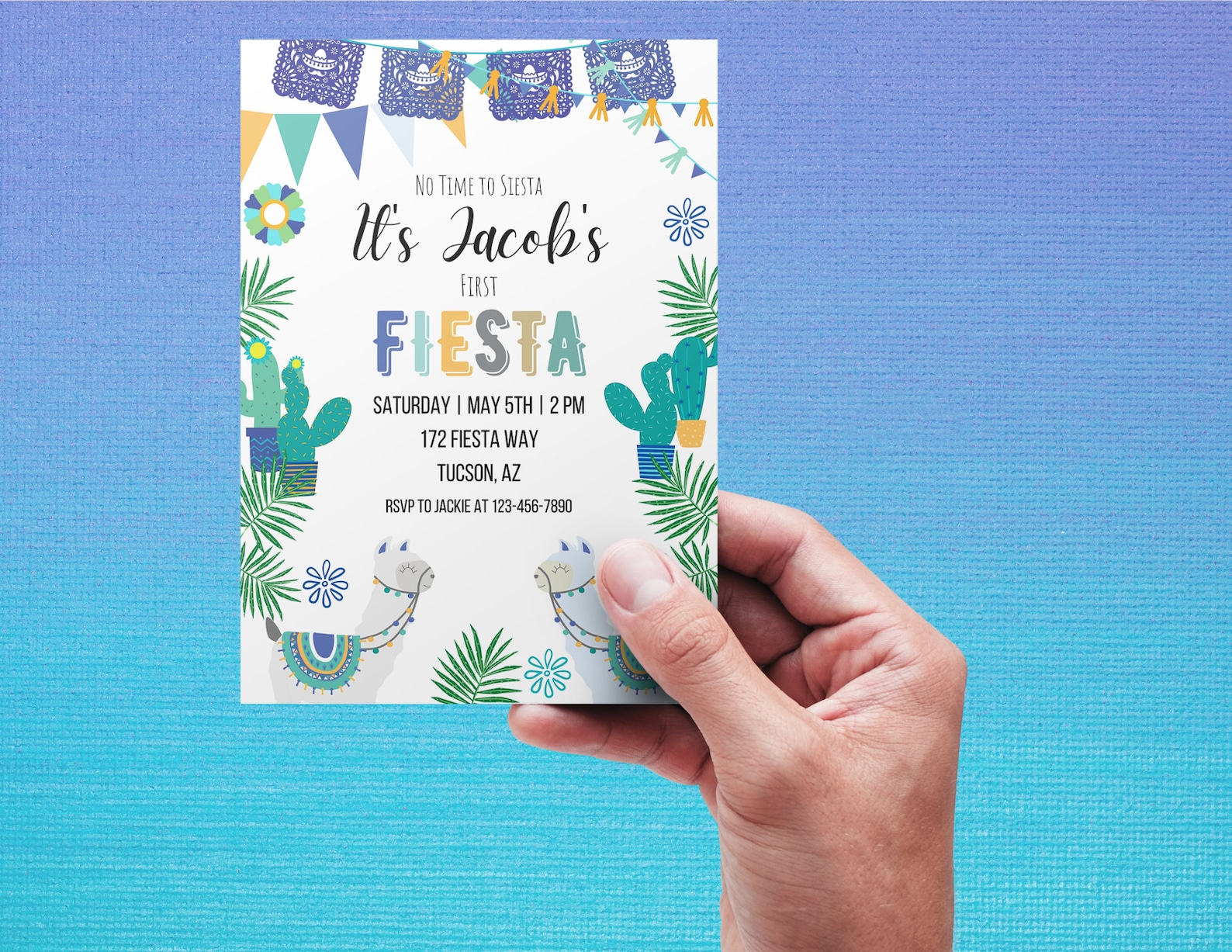 First Fiesta Birthday Invitation First Birthday Invite - Etsy