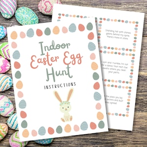 Indoor Easter Egg Hunt | Easter Scavenger Hunt | Easter Activity ...