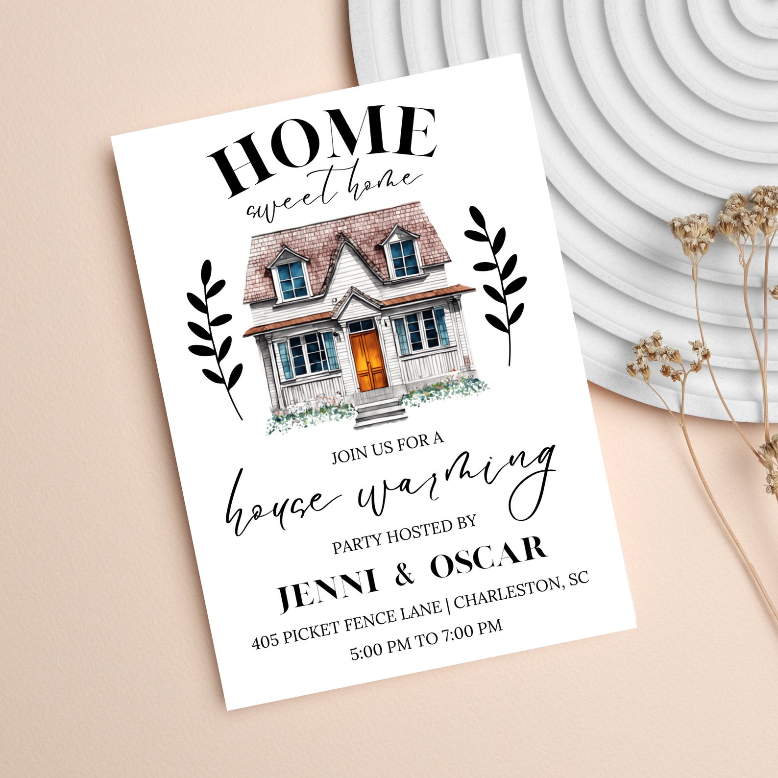 Editable House Warming Invitation House Warming Party Housewarming ...