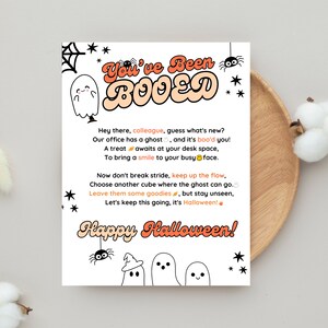 I've Been Booed Coworker Game | I've Been Booed at Work Printable | You ...