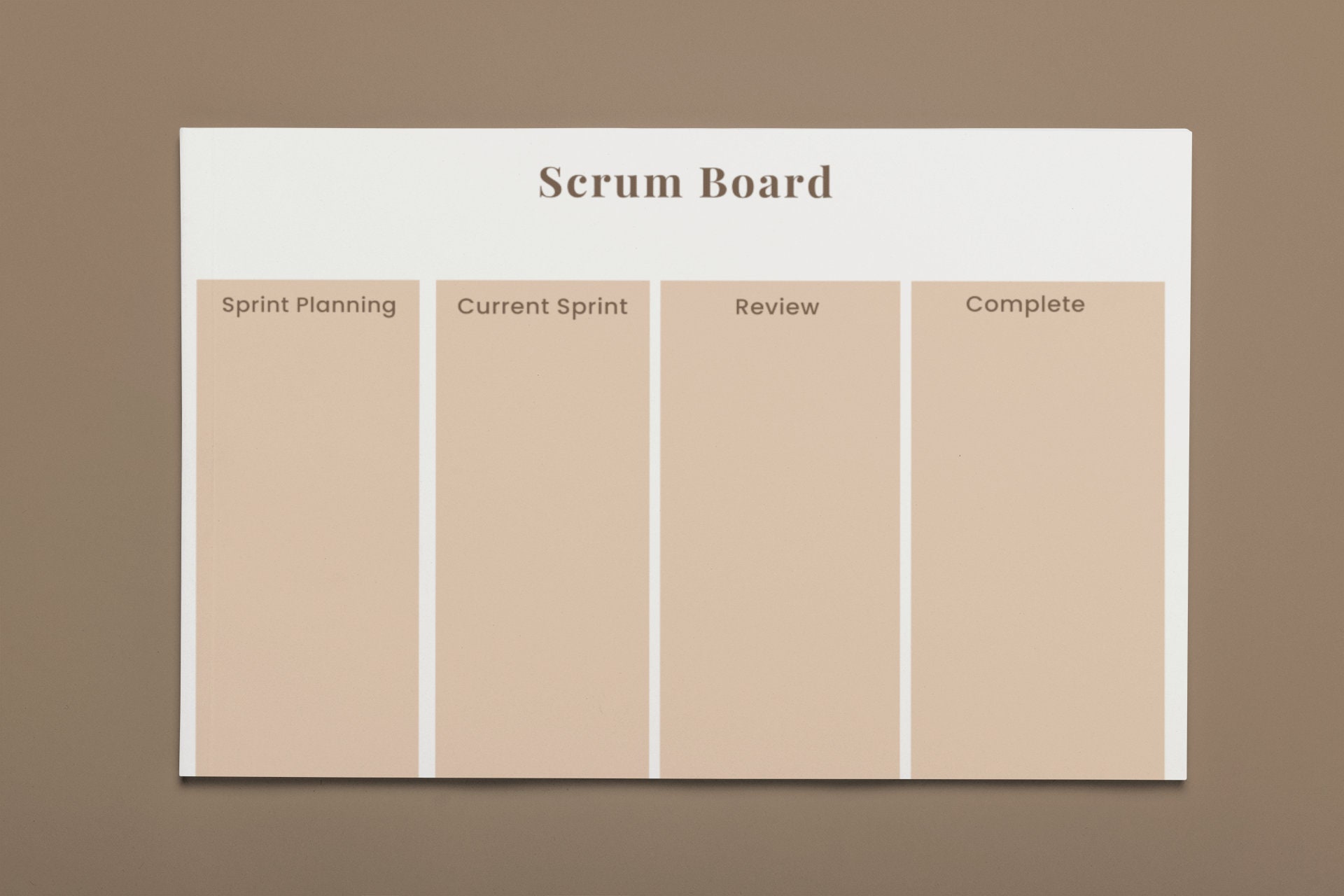 Scrum Board Digital Download Printable File - Etsy