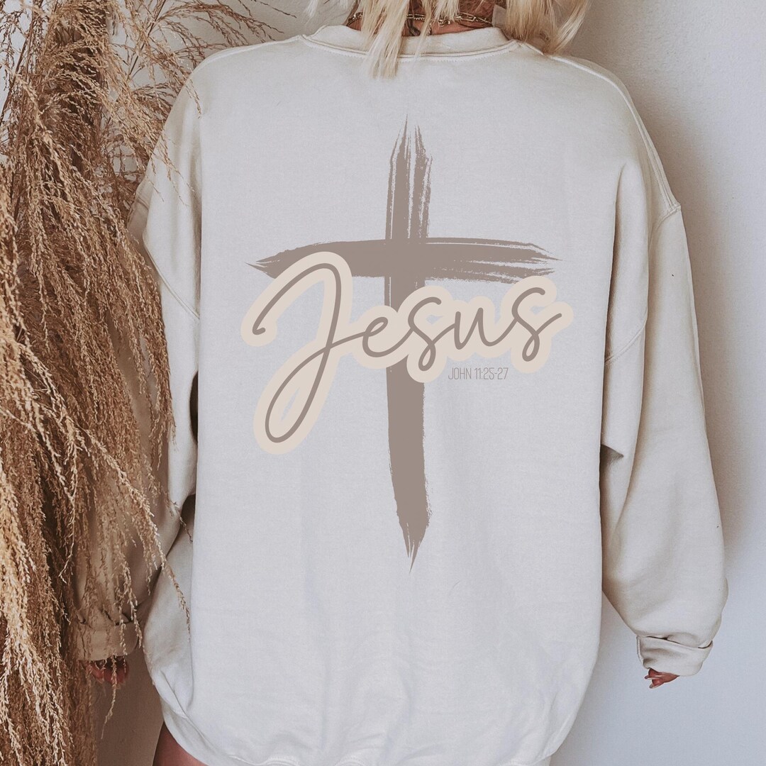 Jesus Sweatshirt, Bible Verse Shirt, Bible Shirt for Women, Christian ...