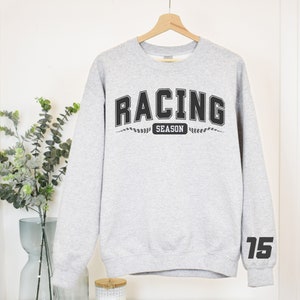 Racing Season Crewneck Personalized Race Sweatshirt Racing - Etsy