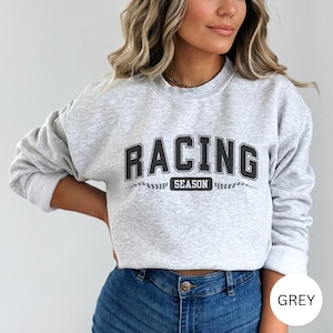 Racing Season Crewneck Personalized Race Sweatshirt Racing - Etsy