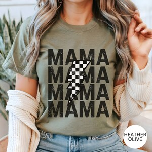 Race Checkered Mama Shirt, Mama Race Shirt, Race Day Tee, Race Day ...