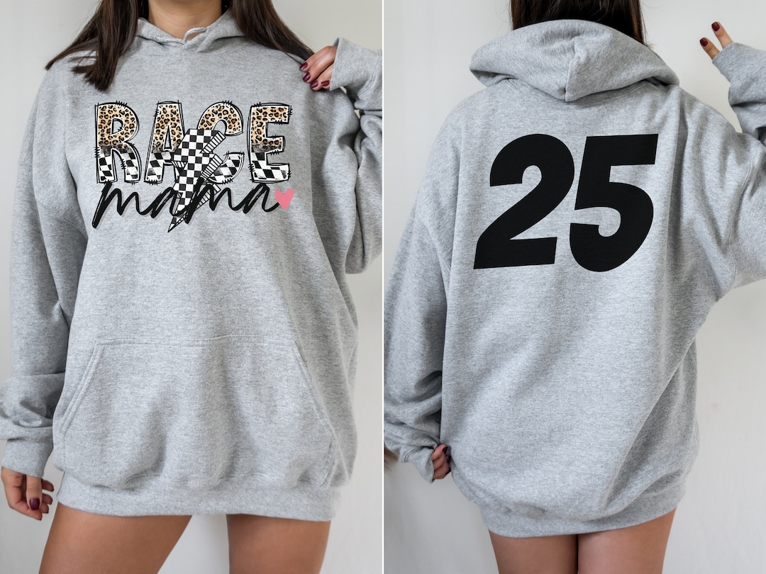 Race Mama Hoodie, Personalized Race Sweatshirt, Race Day Tee, Race Day ...
