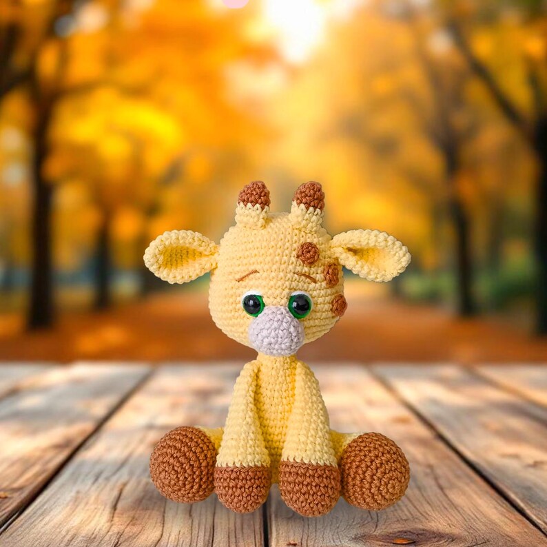 Amigurumi Giraffe Pattern PDF (ES, EN) - Patrón Amigurumi Jirafa ...