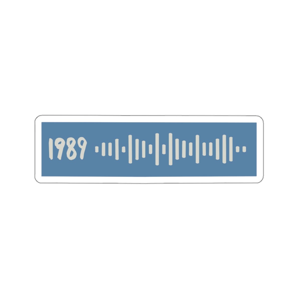 Clean Taylor Swift 1989 Spotify Barcode Sticker - Etsy