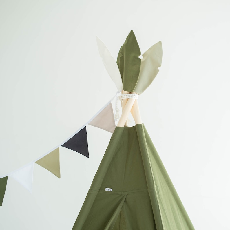 Teepee Tent + Floor Mat, Teepee Tent for Kids, Kids Teepee, Teepee Tent ...