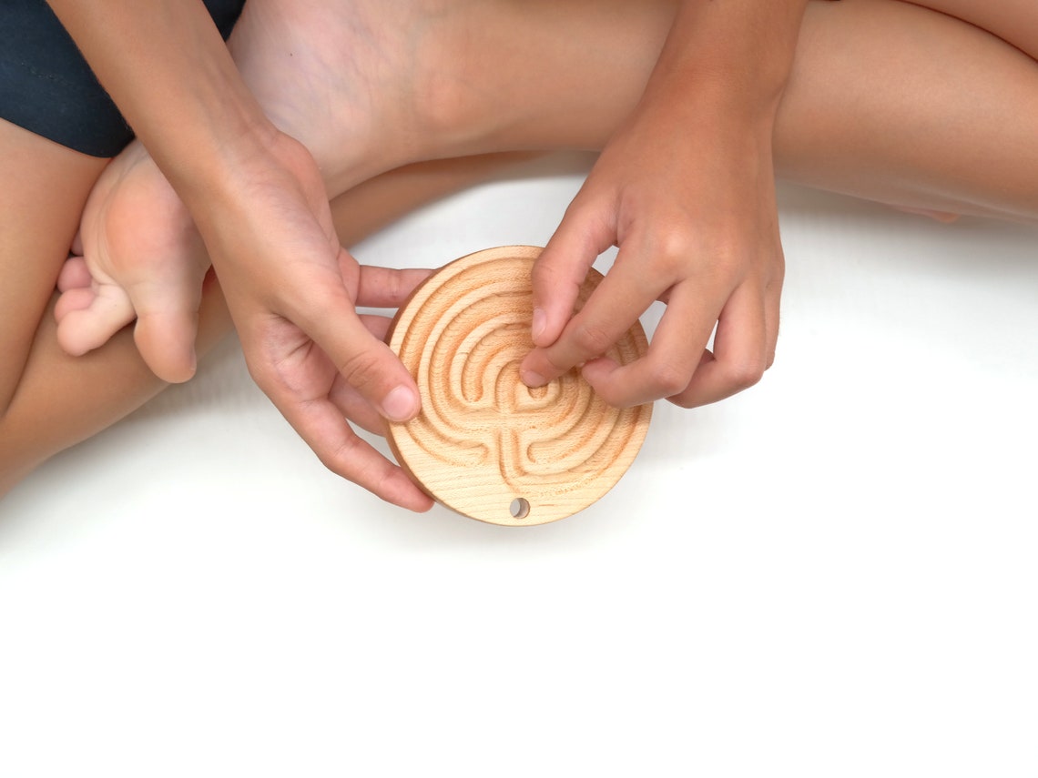 Pocket Labyrinth Breathing Tool Meditation Labyrinth Peace - Etsy