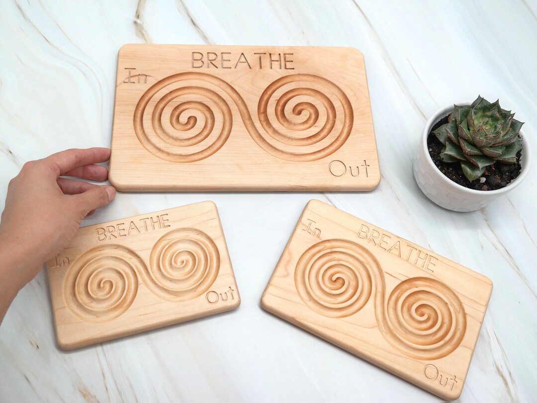 Breathing Board, Finger Labyrinth, Breathing Tool, Meditation Labyrinth ...