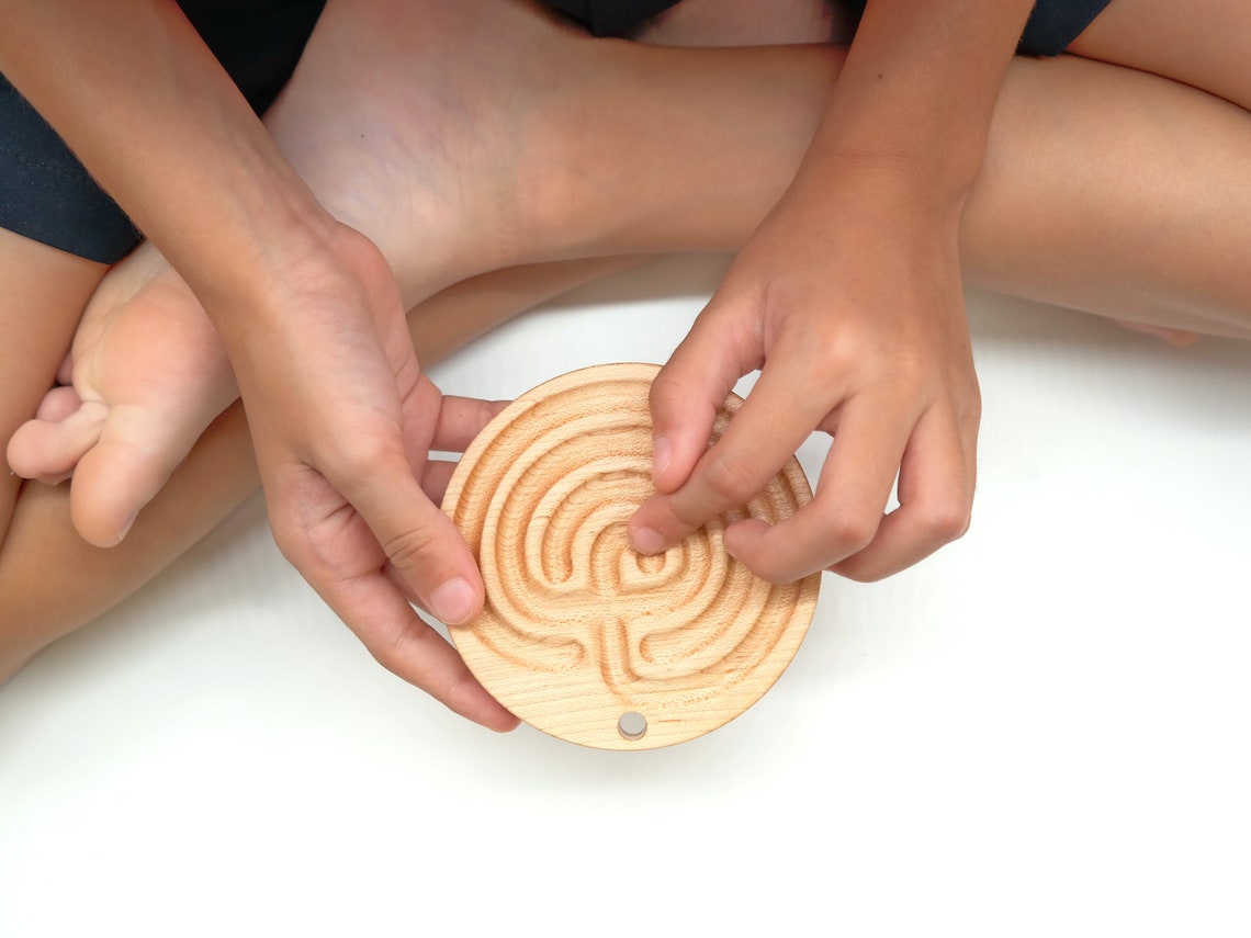 Pocket Labyrinth Breathing Tool Meditation Labyrinth Peace - Etsy