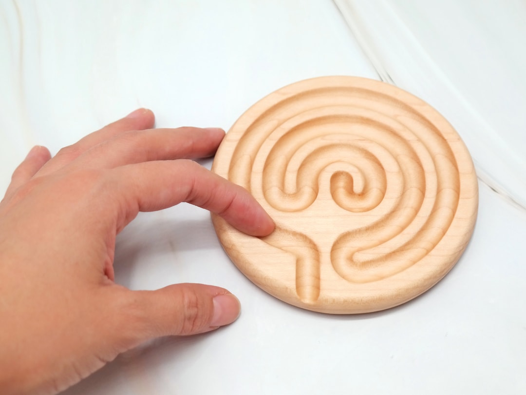 Pocket Labyrinth, Breathing Tool, Meditation Labyrinth, Peace Corner ...