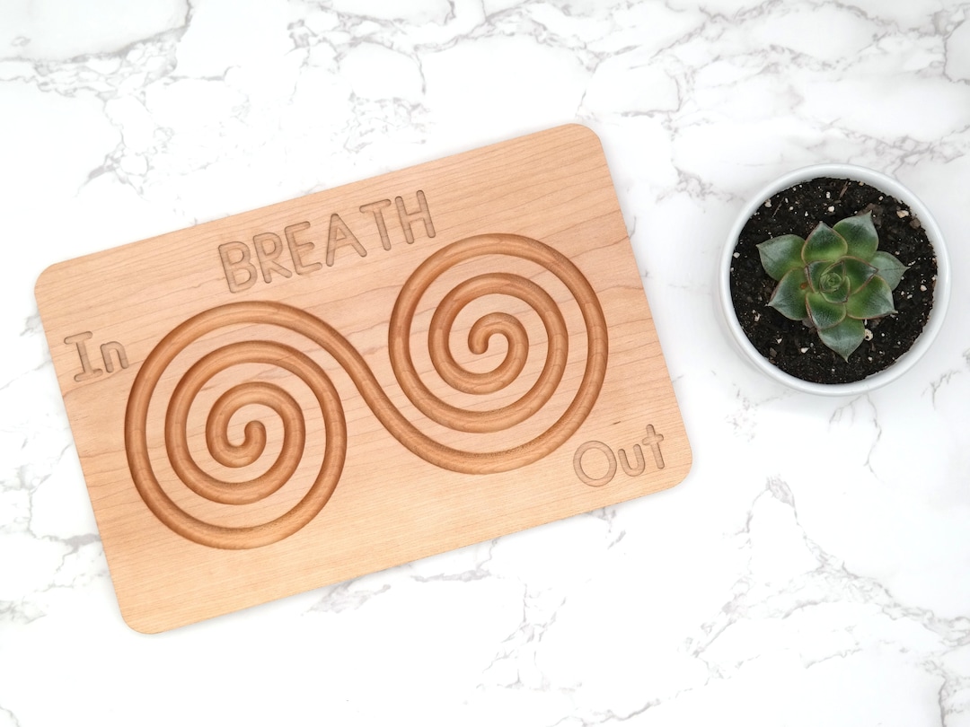 Breathing Board Finger Labyrinth Breathing Tool Meditation - Etsy