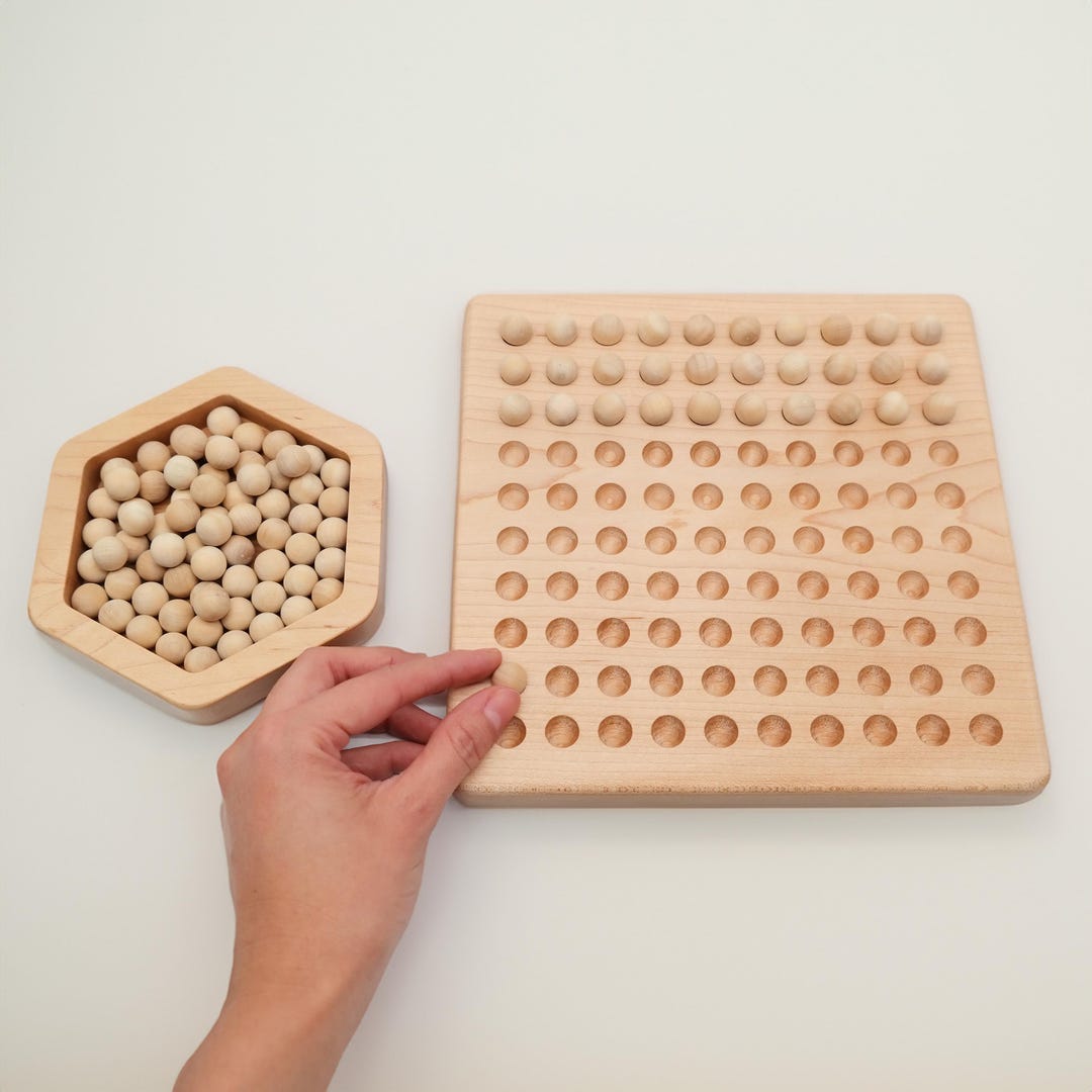 Hundred Board, Montessori Hundred Board, 100 Board, Math Counting, Math ...
