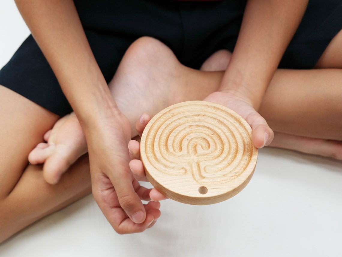 Pocket Labyrinth Breathing Tool Meditation Labyrinth Peace - Etsy