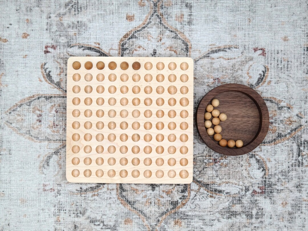 Hundred Board, Montessori Hundred Board, 100 Board, Math Counting, Math ...