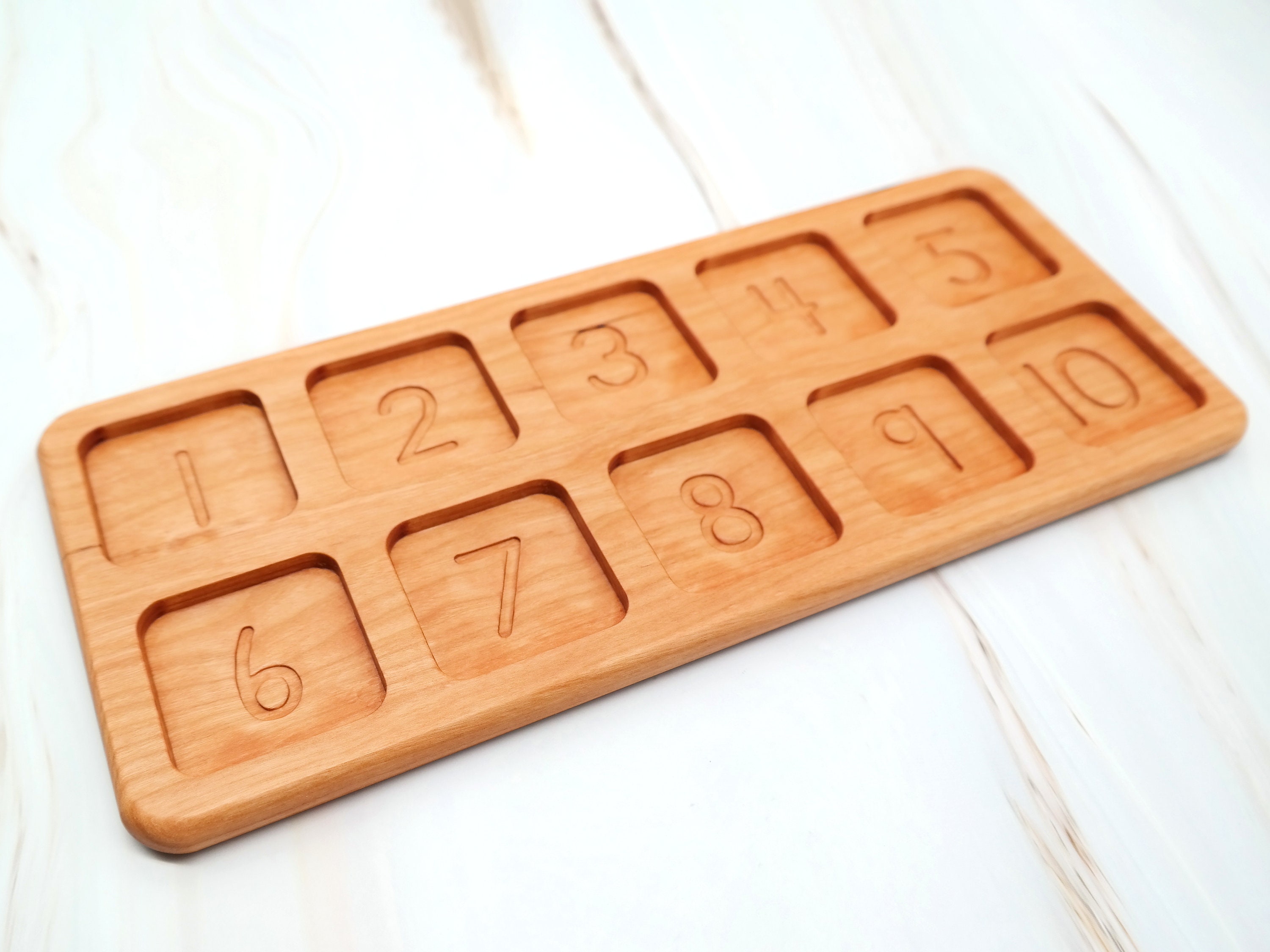 Wooden Ten Frame for Sorting and Counting Montessori Wooden - Etsy