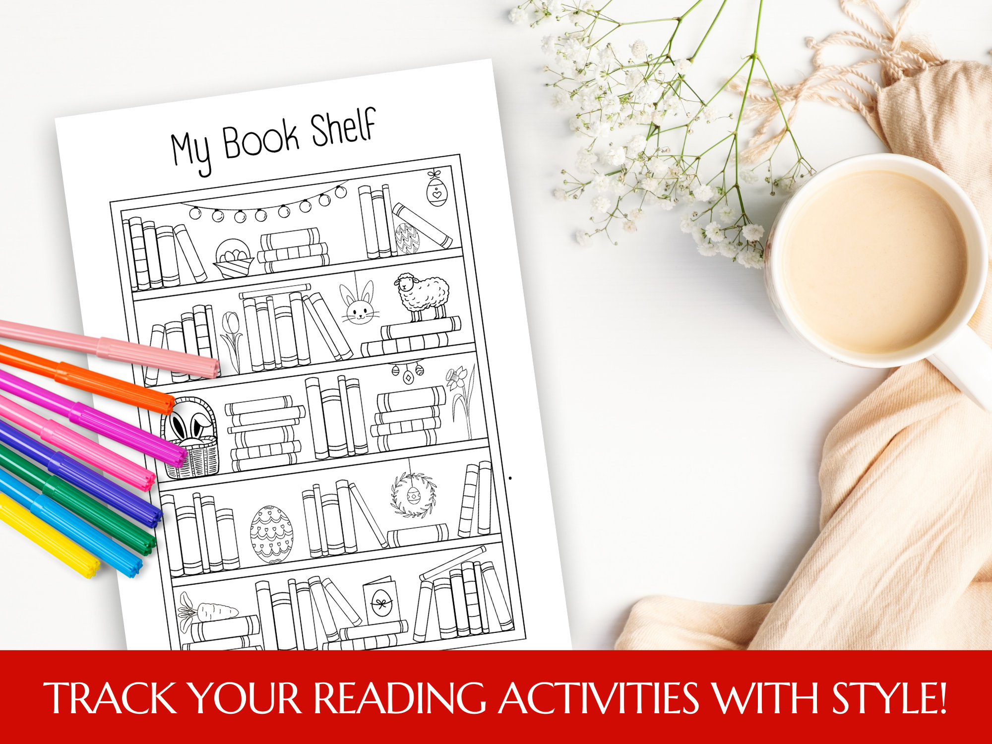 Printable Book Shelf Trackers Reading Journal 2024, Printable Reading ...