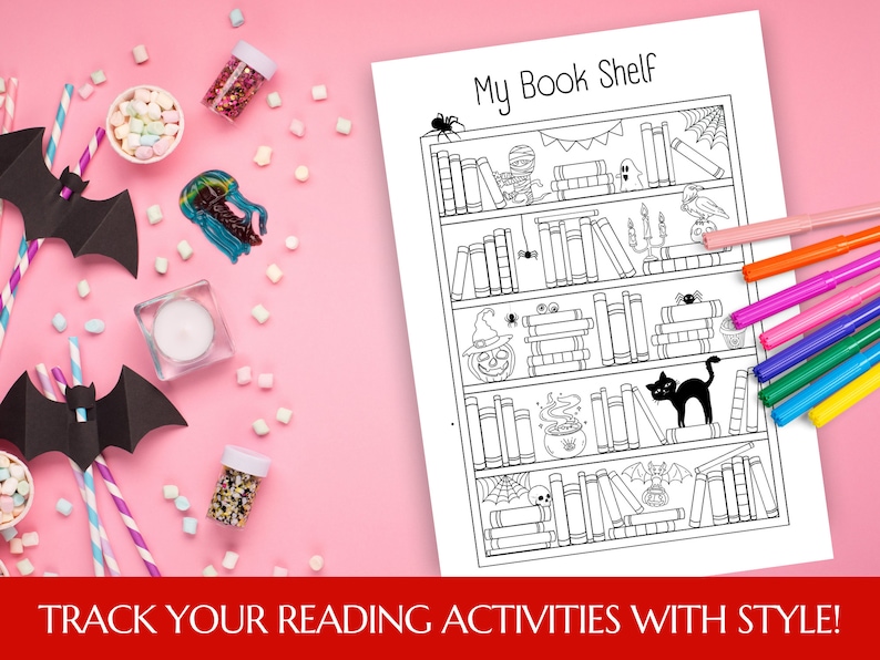 Printable Book Shelf Trackers Reading Journal 2024, Printable Reading ...