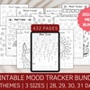 Fireworks Monthly Mood Tracker Bullet Journal-printable Pages - Etsy ...