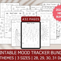 Fireworks Monthly Mood Tracker Bullet Journal-printable Pages - Etsy ...