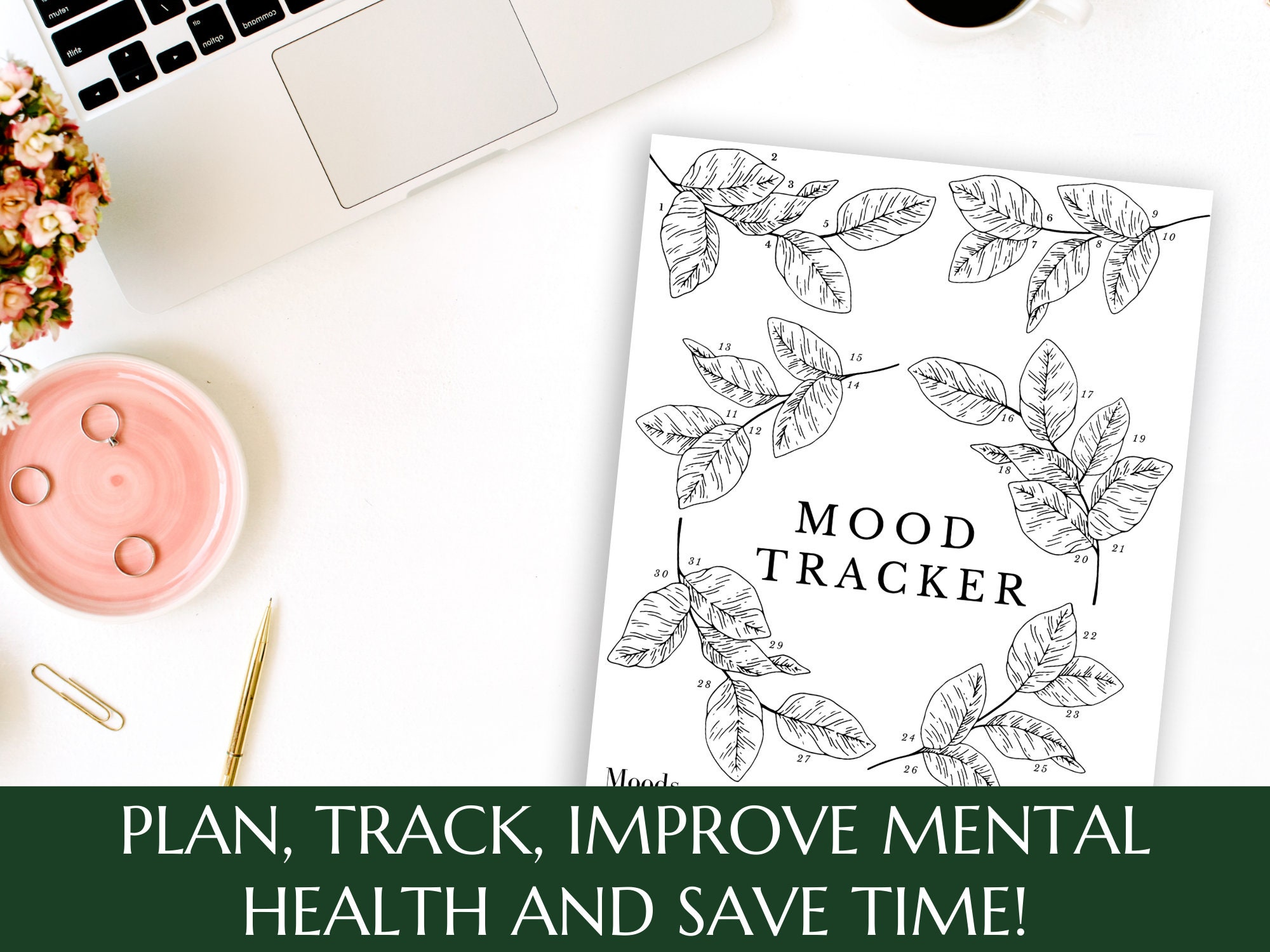 Premade Journal Pages 2023 Leaf Theme Undated Digital Journal Pages ...