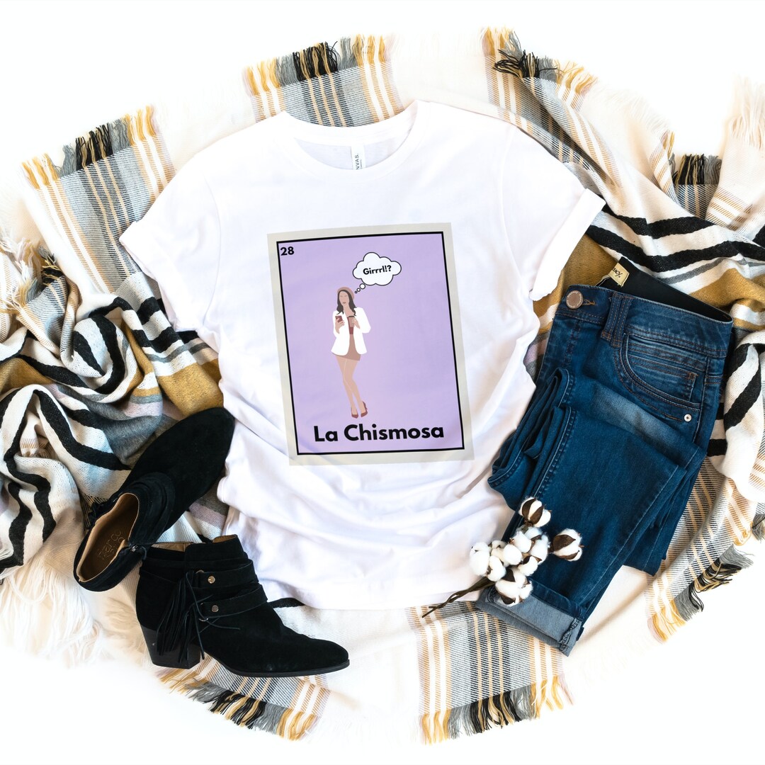 La Chismosa Loteria Shirt Loteria Meme Mexican Bingo - Etsy Finland