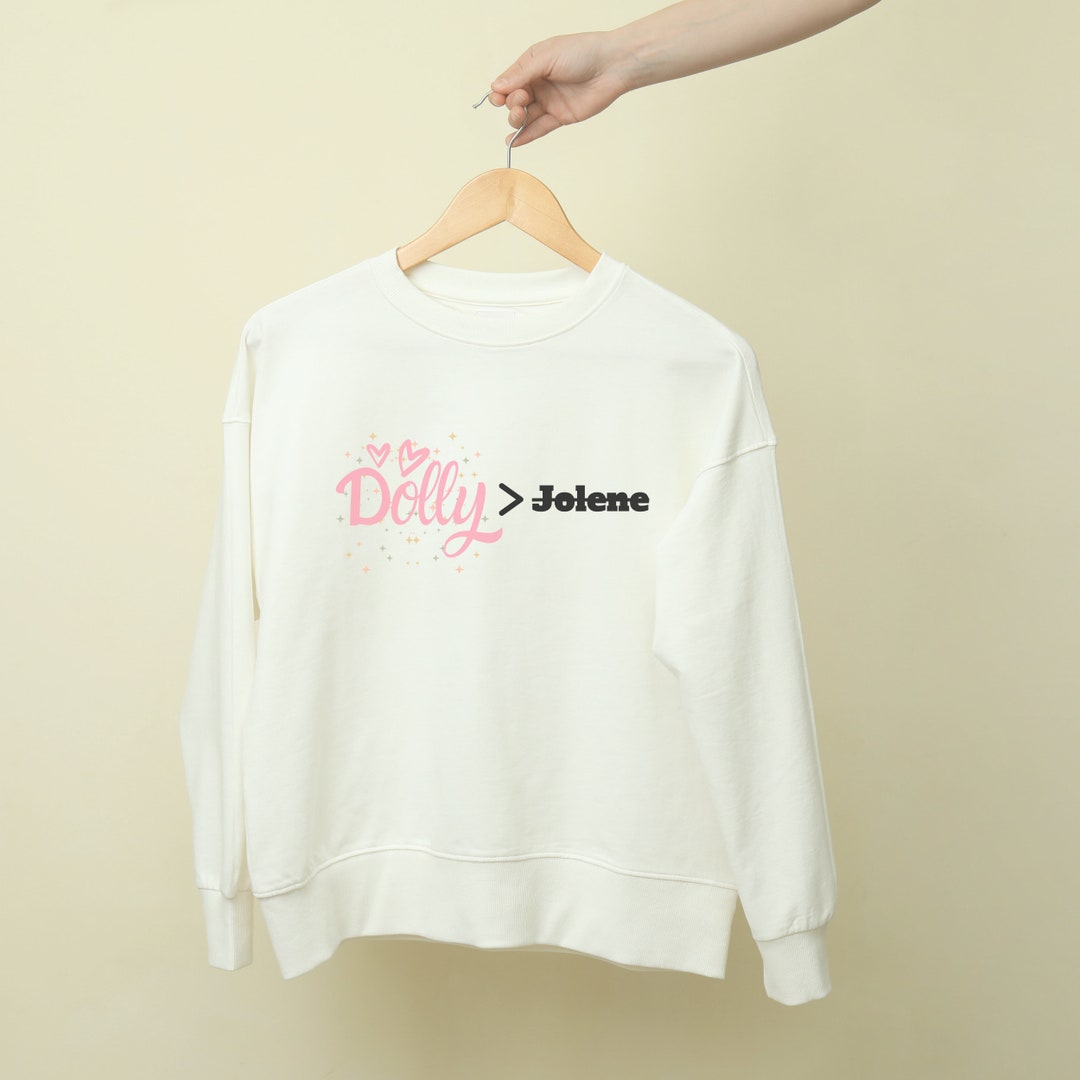 Dolly Parton Sweater | Jolene Song Lyrics| Pretty Pink Boots | Cowgirl ...