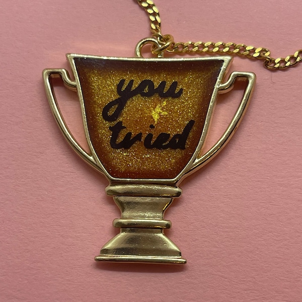 You Tried Trophy - Etsy