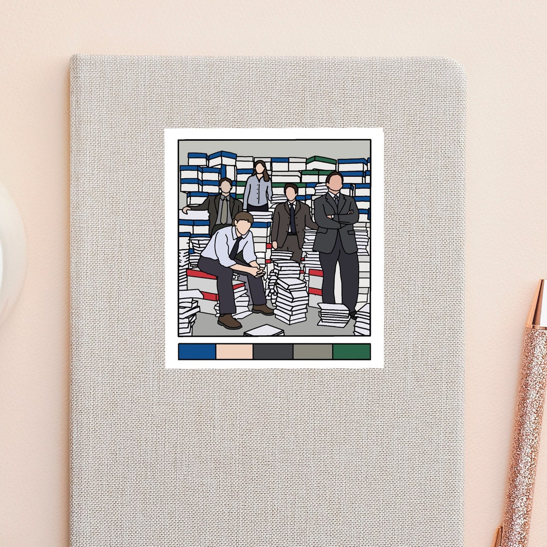 The Office Line Art Sticker - Etsy