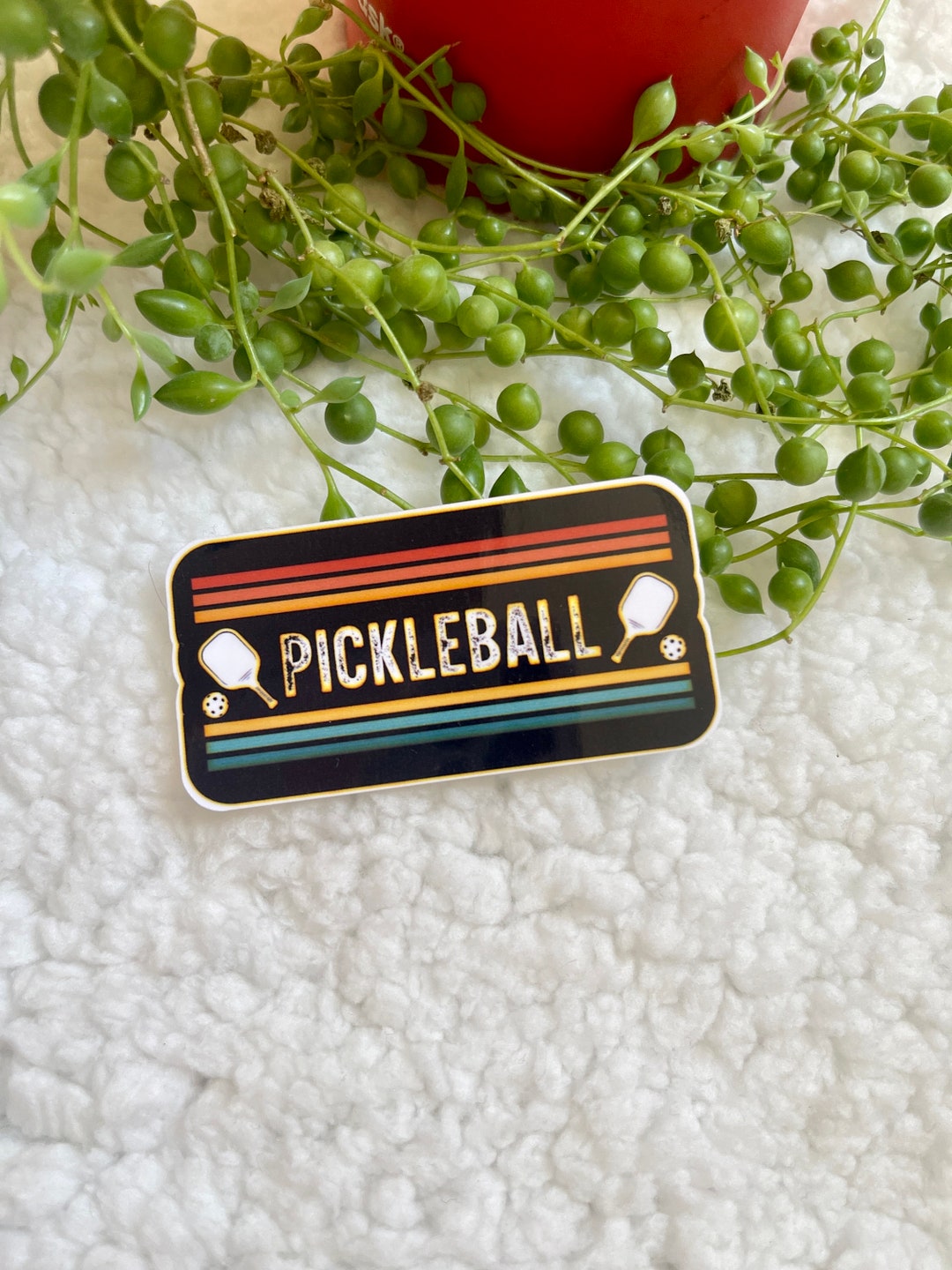 Pickleball Vinyl Sticker Pickleball Gift Pickleball Decal Pickleball ...