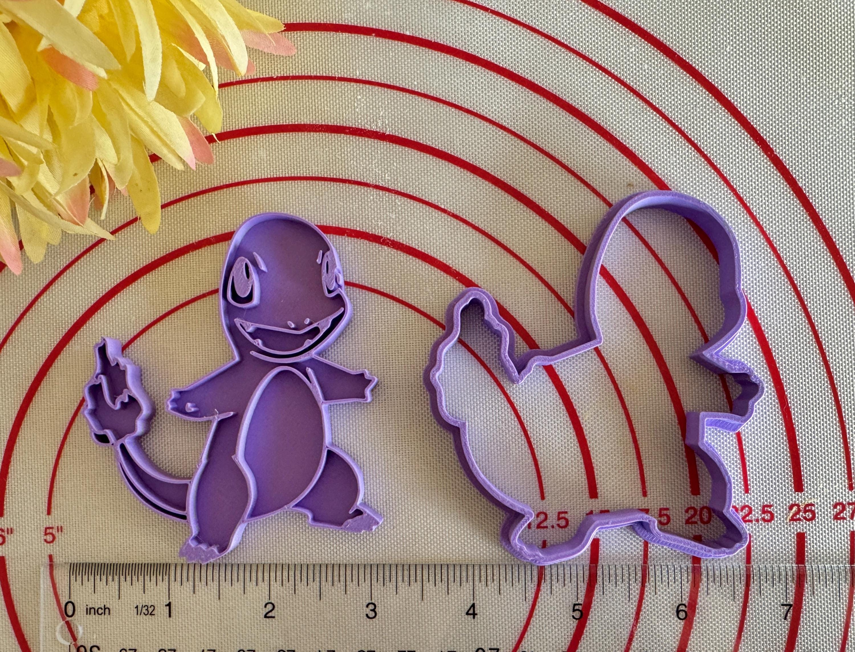 Pokémon Cookie Cutters Stamp, Fondant, Polymer Clay, Play-doh - Pikachu ...
