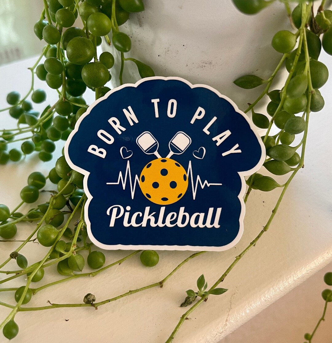 Pickleball Vinyl Sticker Pickleball Gift Pickleball Decal Pickleball ...