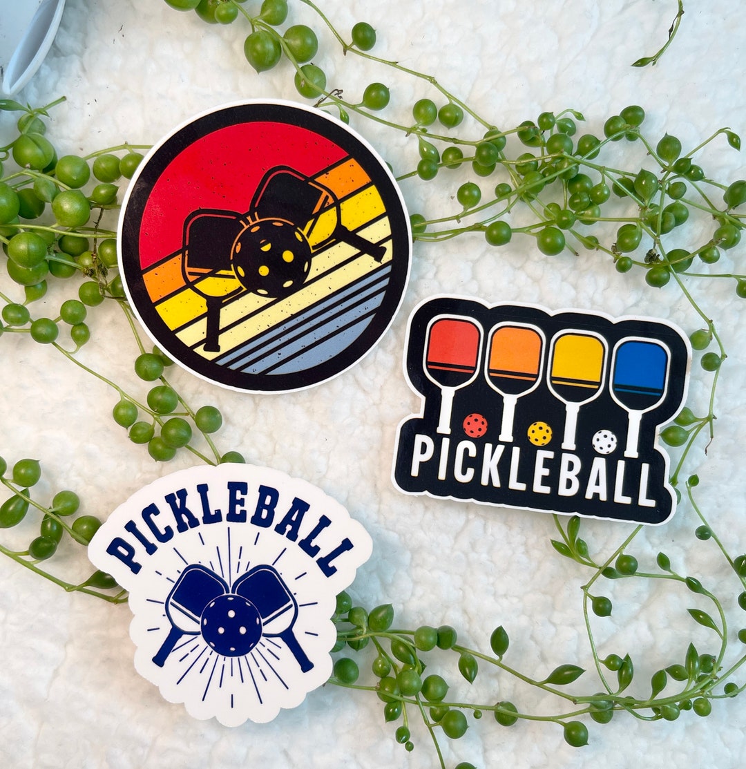 BUNDLE Pickleball Sticker Pickleball Gift Pickleball Decal Pickleball ...