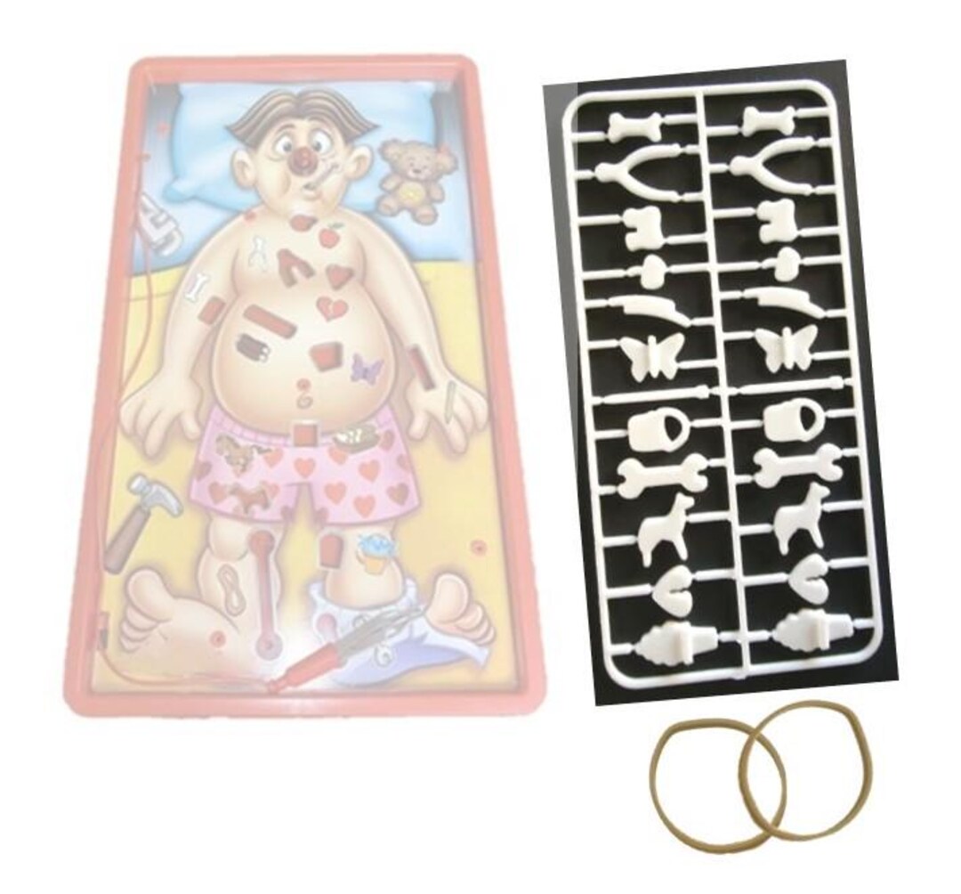 2 Complete Sets Replacement Pieces Parts for Operation Board Game ...