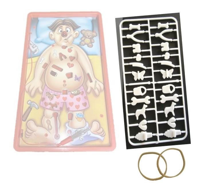 Operation Board Game Pieces Hasbro Operation Board Game 2015 ...