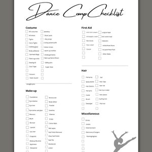 Dance Competition Printable Bundle | Dance Garment Bag Labels | Dance ...