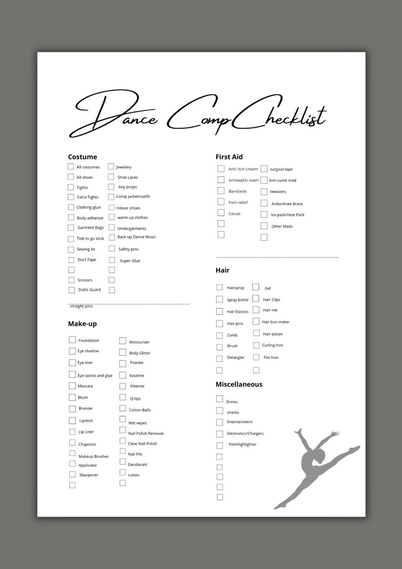 Dance Competition Printable Bundle | Dance Garment Bag Labels | Dance ...