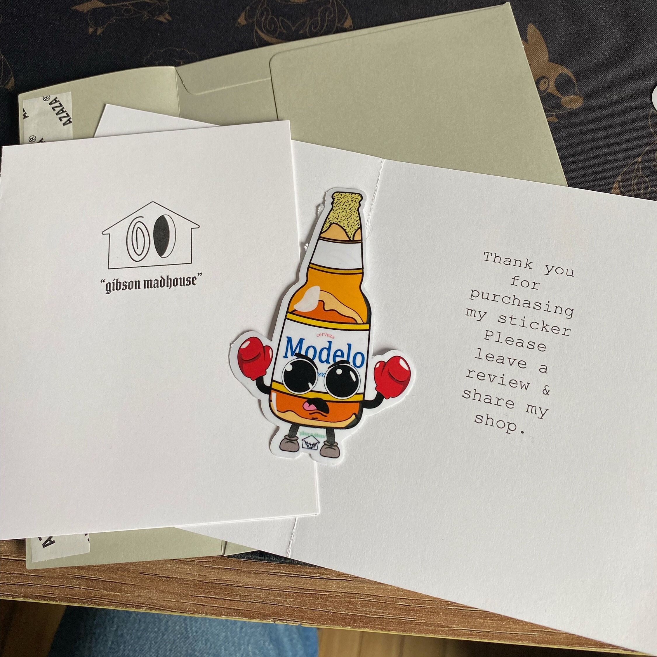 Modelo Sticker - Etsy