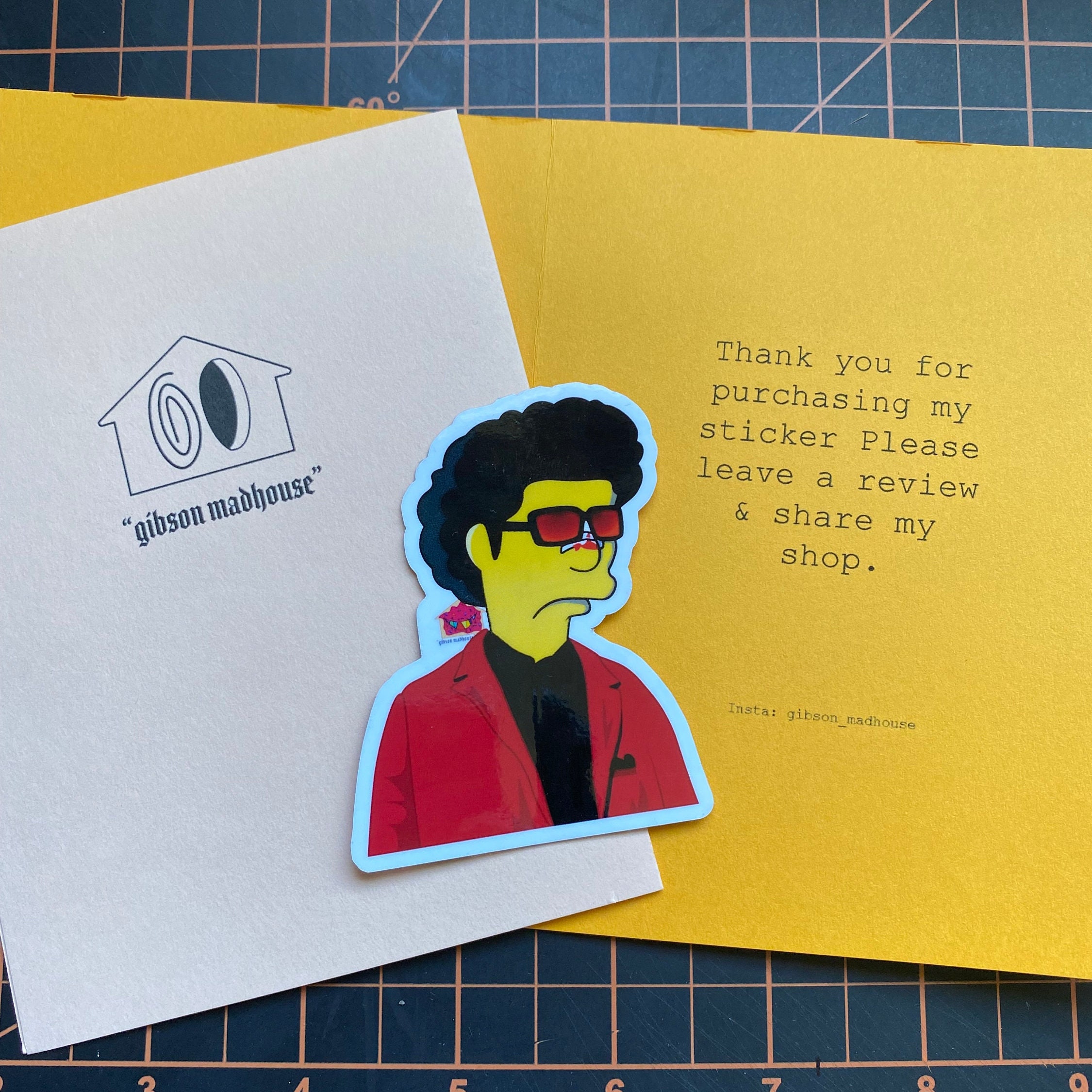 The Weeknd Sticker - Etsy