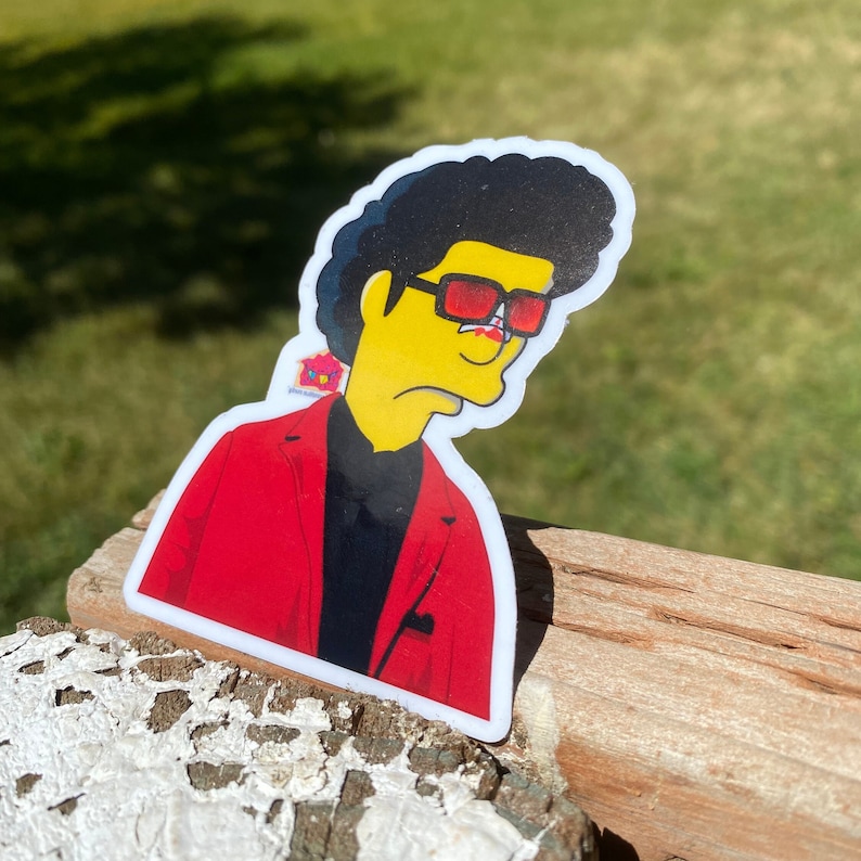 The Weeknd Sticker - Etsy