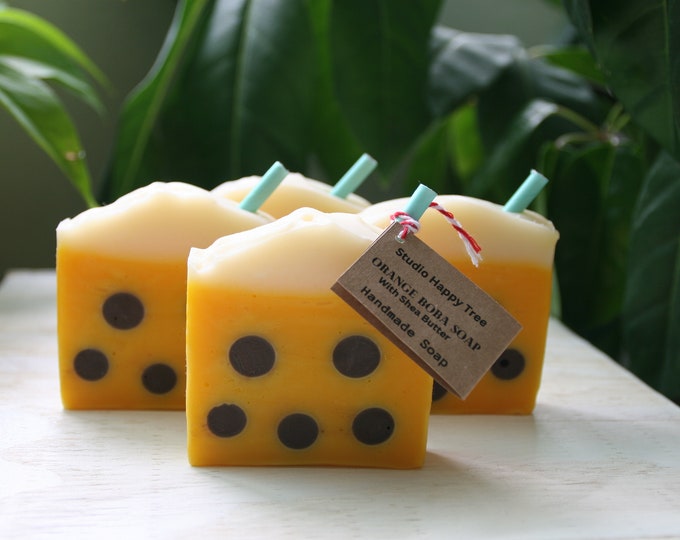 Boba Tea Cup Soap Cold Process Natural Ingredients Perfect Gift Skin ...